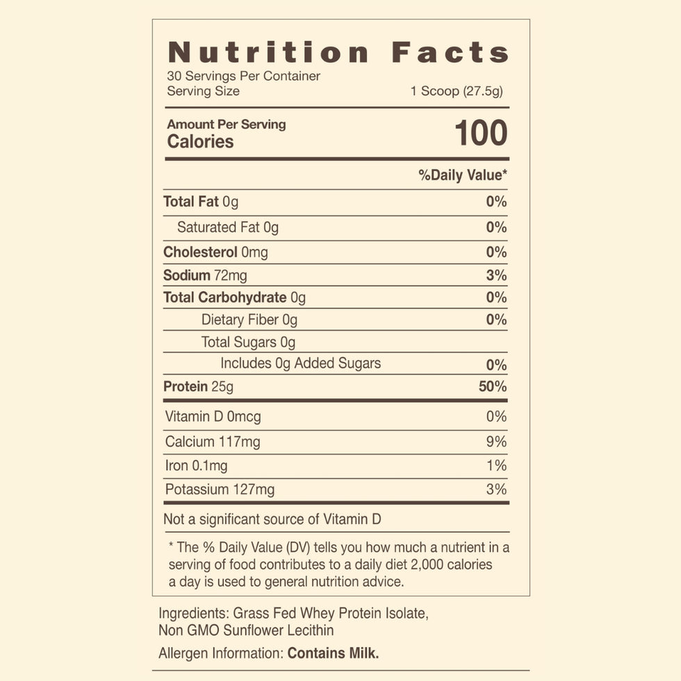 Regenerative Grass Fed Whey Protein Isolate – KONO Nutrition